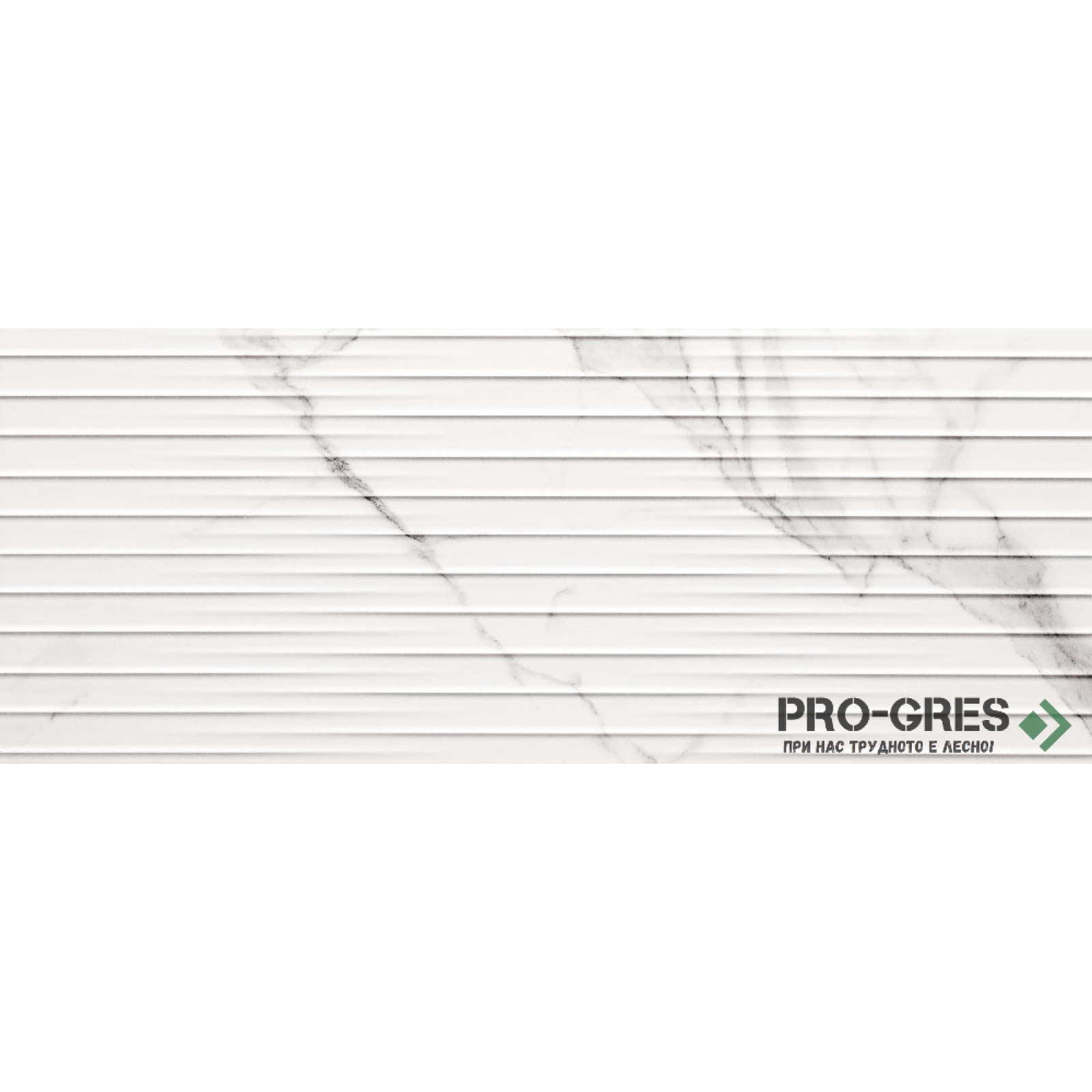 Фаянс Vienna White STR 29.8×74.8 см